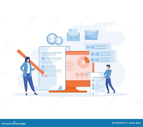 Payroll Administrative Concept Financial Wage Calculation And Job