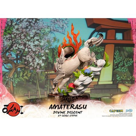 Фигурка First 4 Figure Okami Amaterasu Divine Descent Многоцветен