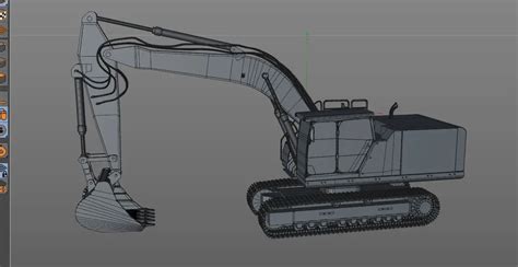 Excavators 336 3d Model Flippednormals