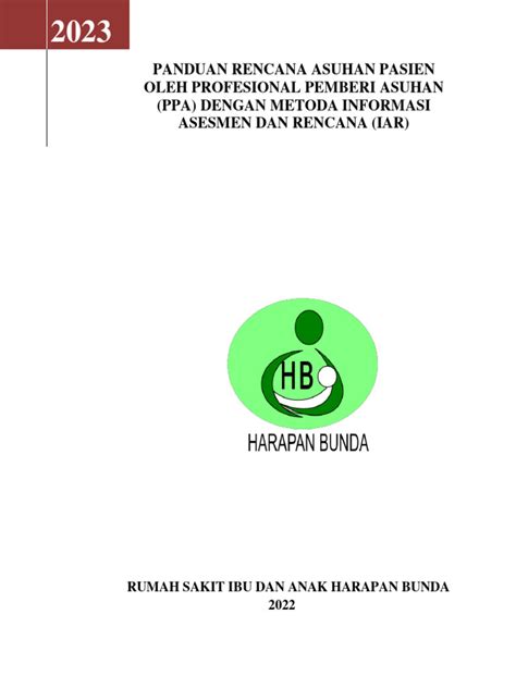 Panduan Rencana Asuhan Dengan Metoda Iar Pdf