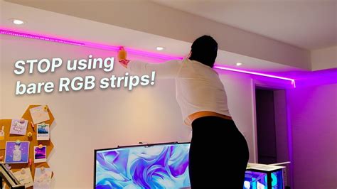 Budget Gaming Room Setup Ideas 🎮🌈 Diy Rgb Strips Raceway Diffusers Youtube