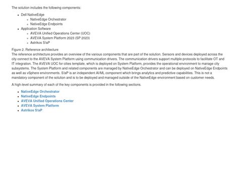 Architecture Overview Dell Nativeedge For Smart Cities Quick Start Guide With Aveva Dell
