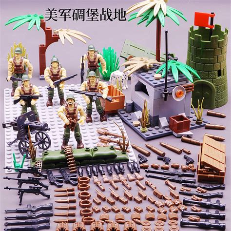 Full Joint Movable Soldier Military Compatible Lego Building Blocks World War Ii Soviet Army