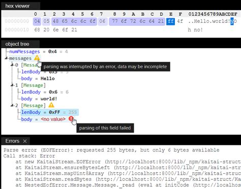 Kaitai Struct Declarative Binary Format Parsing Language