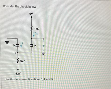 Solved Use The Constant Voltage Drop Model With Vd07 To