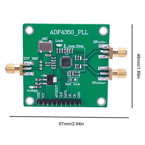 Adf4350 Adf4351 Pll Rf Signal Source Frequency Synthesizer Phase Locked Module Shopee Philippines