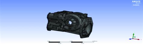 Fea Based Meshed Model Of Transmission Casing Download Scientific Diagram
