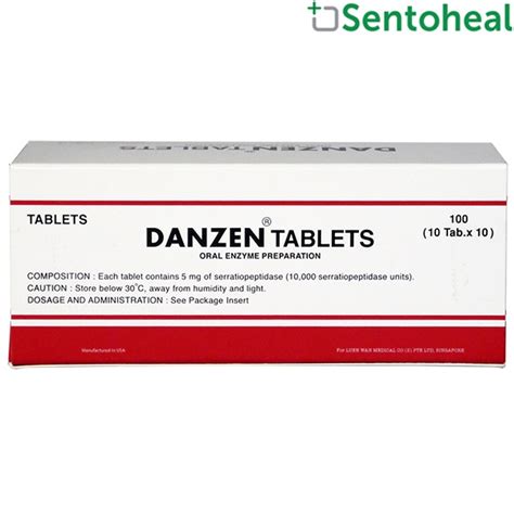 Danzen Oral Enzyme Tablets 100 Tablets High Activity