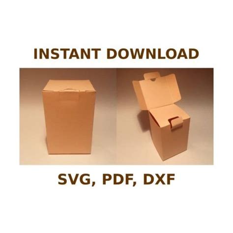 Rectangular Box Template Box Template Svg Svg Files Svg Inspire