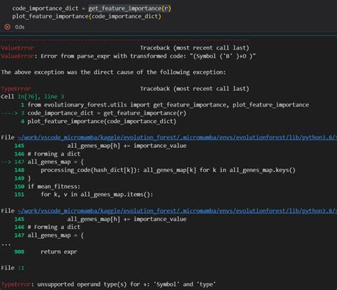 Getfeatureimportance Failing When There Are More Features Likely