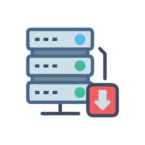 Data Server Download Illustration Icon Server File Access 62438641