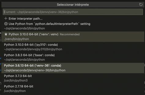 Usar Entornos De Python En Vs Code Analytics Lane