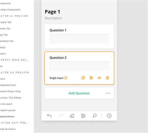 Cv2 Center Add Question In Designer · Issue 2199 · Surveyjssurvey