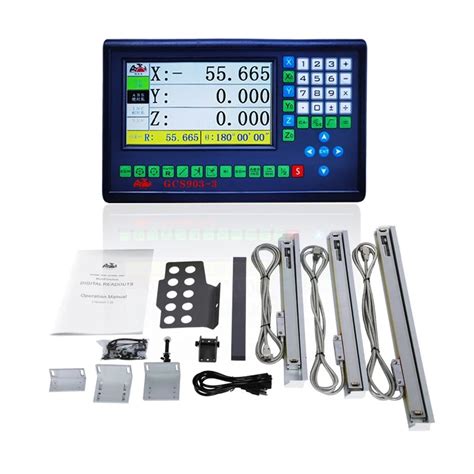 3 Axis Lcd Dro Complete Set Digital Readout With 3 Pieces 0 1000mm