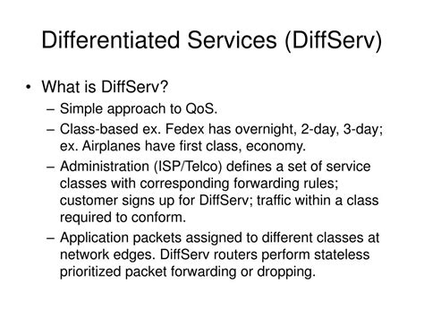 Ppt Quality Of Service Differentiation Powerpoint Presentation Free Download Id3779016