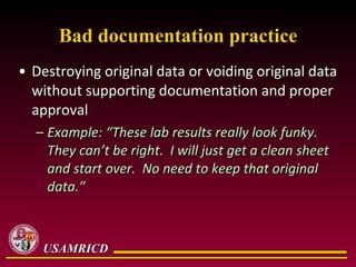 Good Documentation Practice Ppt