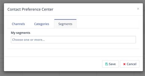 Preference Center Mautic Documentation Documentation