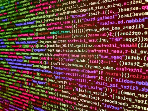 Close Up Of Random Computer Code Comprised Of Numbers And Letters Template Of Website