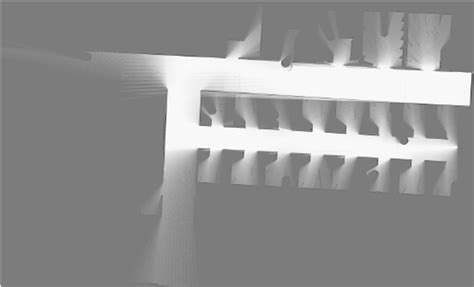 The Occupancy Grid Map Produced During The Semi Final By One The Robots Download Scientific