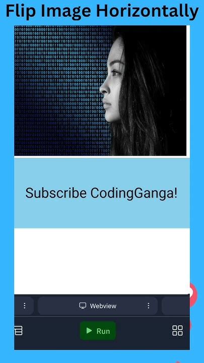 Flip Image Horizontally Using Css Coding Shorts Shortvideo Viral