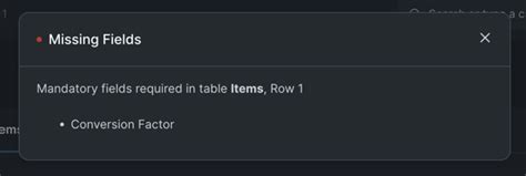New Stock Entry Error Missing Conversation Factor Stockinventory Frappe Forum