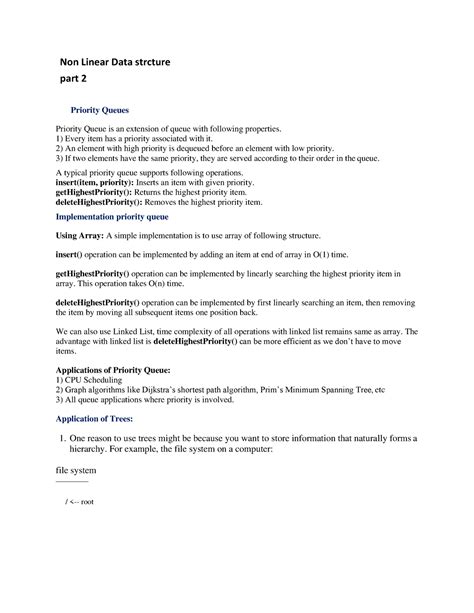 Non Linear Data Strcture Part 2 Non Linear Data Strcture Part 2