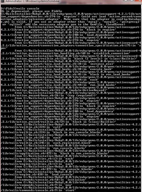 Rails Connecting Sql Server And Rails 421 Ruby On Rails
