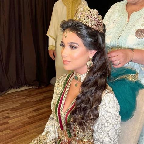 Moroccan Bride 👑 Moroccan Hairstyles Moroccan Bridal Dress