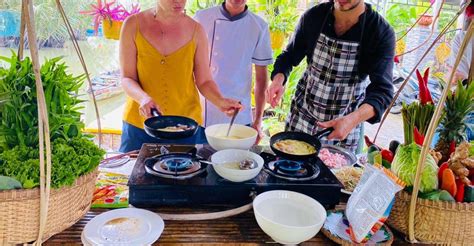 Hoi An Basket Boat With Lantern Making And Cooking Class Tour Workshop