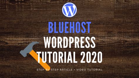 Bluehost Wordpress Tutorial 2020 Made Easy Create Wp Site Create