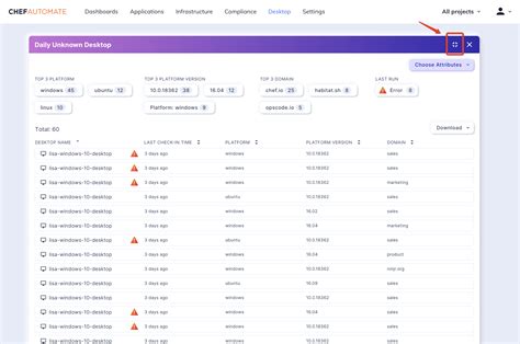 Desktop Ui Toggle Between Half Screen And Full Screen Views For