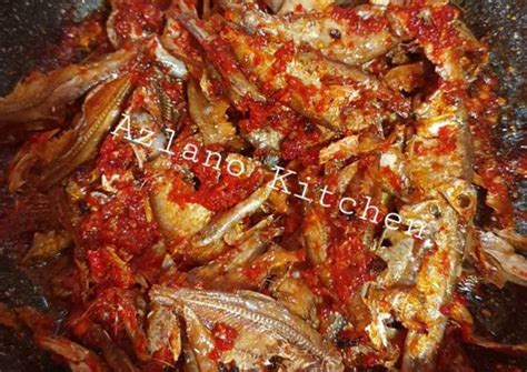 Resep Ikan Asin Bilis Balado Oleh Azlano Kitchen Cookpad