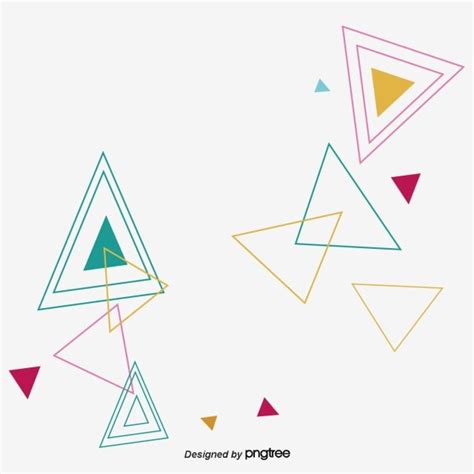 color lines triangle triangle clipart vector png geometric png and