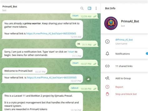 Telegram Bot With Referral System With Laravel 11 And Botman 20