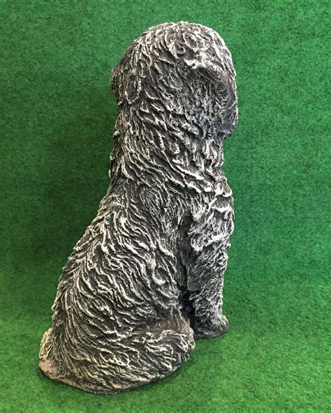 Large Cockapoo Concrete Ornament Dog Sculpture Frost Protected Etsy Uk