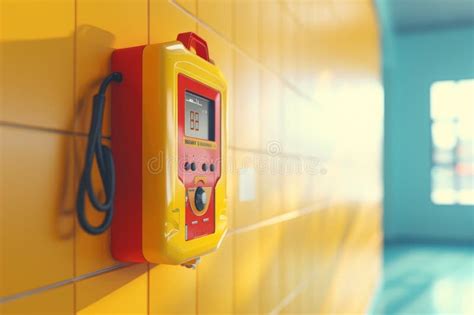 Colorful Device With A Timer On It With Generative Ai Stock