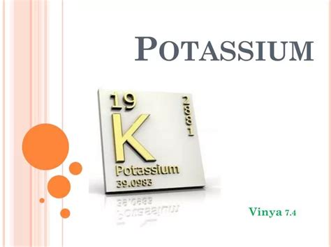 Ppt Potassium Powerpoint Presentation Free Download Id2347998