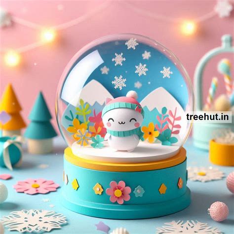 Snow Globe Paper Craft Ideas For December Classroom Activities