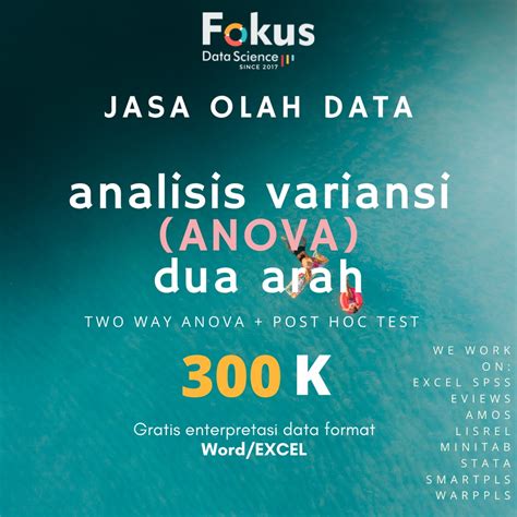 Jual Olah Data Penelitian Analisis Variansi Anova Dua Arah Shopee