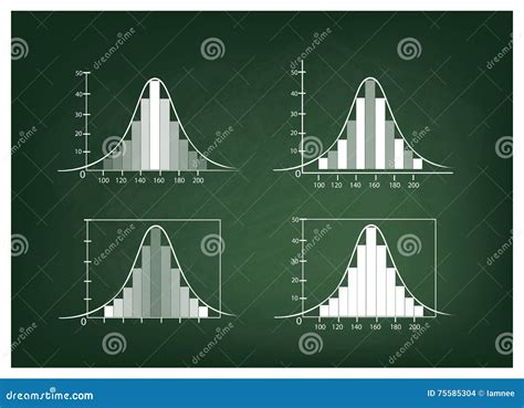 Gaussian Distribution Standard Normal Distribution Bell Curve Vector
