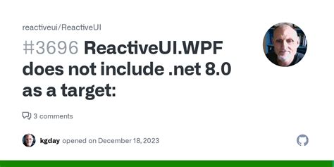 Reactiveuiwpf Does Not Include Net 80 As A Target · Issue 3696 · Reactiveuireactiveui · Github