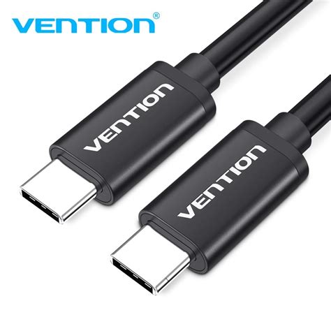 Vention Type C Male To Type C Male Cale 15m Caubg Black Buy Vention Type C Male To Type C