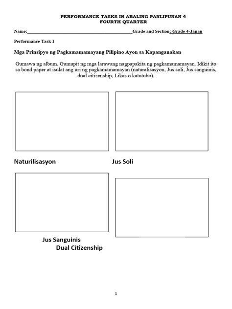 Q4 Performance Task 1 Pdf