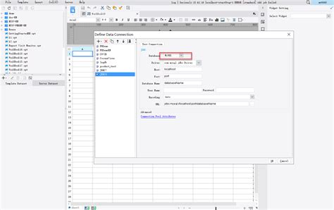 Designer JDBC Data Connection FineReport Help Document