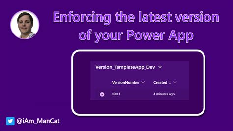 enforcing the latest version of your power app