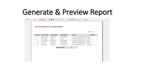 Introduction To Java Jasper Report With Server And Ireport Pptx