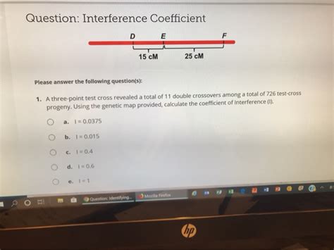 solved question interference coefficient 15 cm 25 cm please