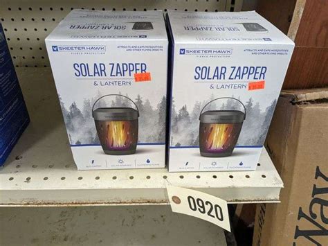 Lot Of 2 Skeeter Hawk Bug Zapper Lanterns South Auction