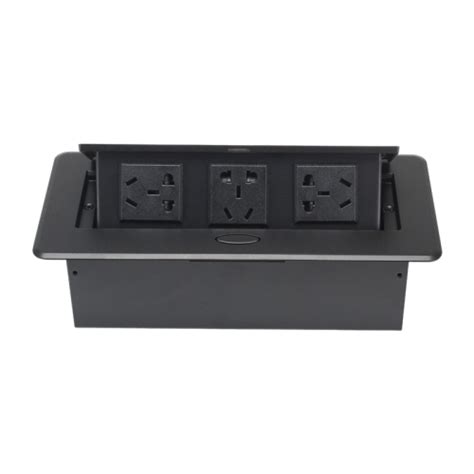 China Standrad Pop Up Socket Outlet Retractable Hidden Recessed Power Strip For Kitchen Island