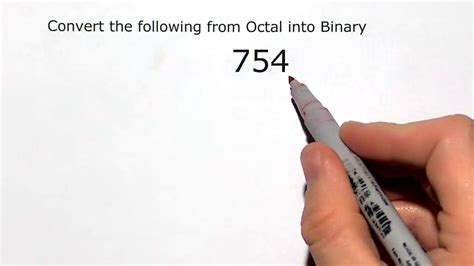 Convert From Octal To Binary YouTube